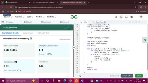 Gfg160 Gfg160 160gfg Geekstreak2025 160dayschallenge Geeksforgeeks Kashish