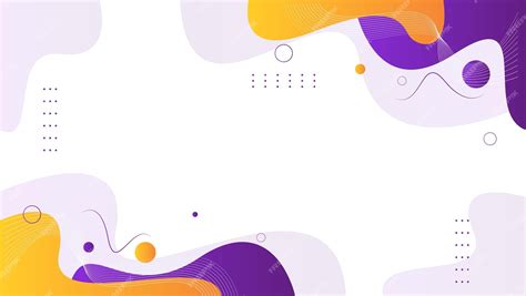 Premium Vector Abstract Geometric Background With Fluid Shapes And Text Area Vector Illustration