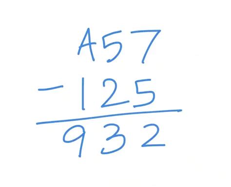 How To Perform Subtraction In Hexadecimal