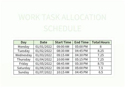 optimizing work task assignment for improved productivity excel