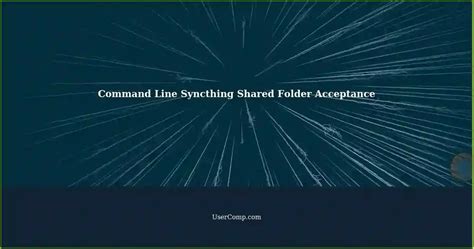 Accepting Shared Folders On Syncthing Remotely Via Command Line