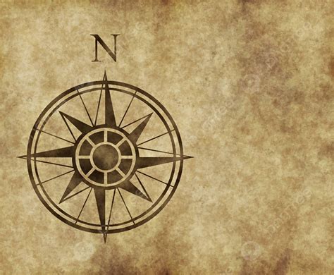 North Compass Map Arrow Worn Compass Voyage Vector Worn Compass Voyage Png And Vector With