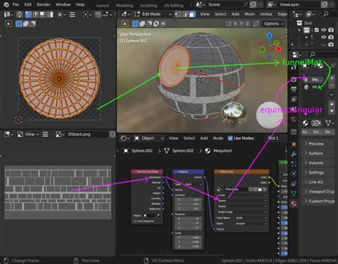 Sphere Uvw Map To Dxf To Real World Application Materials And