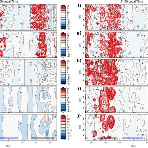 development of convection in the three dimensional simulation of case