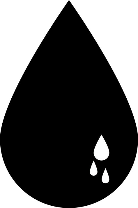 Water Drop Icon 20967306 Png