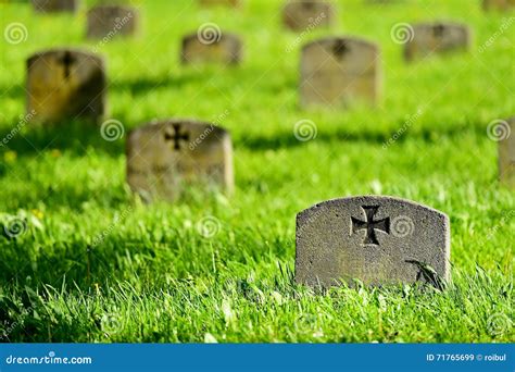 Gravestone Of A Unknown German Soldier Stock Image Image Of Hero
