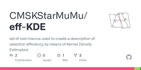 Github Cmskstarmumueff Kde Set Of Root Macros Used To Create A Description Of Selection