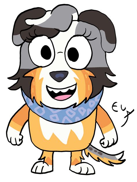 My Drawing Of Calypso Rbluey