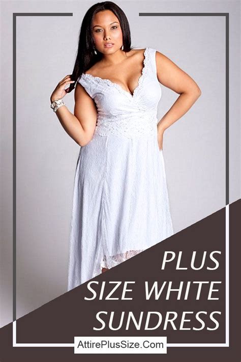 Get The Coolest White Sundresses In Plus Size For Summers