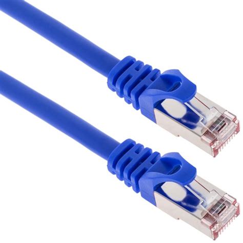 Bematik Ethernet Netwerkkabel Lan Ftp Rj45 Cat 6a Blauw 2m Bol