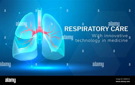 Respiratory Care Technology Template Vector Stock Vector Image And Art Alamy