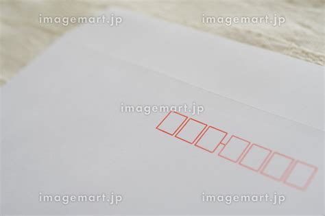封筒（郵便番号枠）の写真素材 [184550250] イメージマート