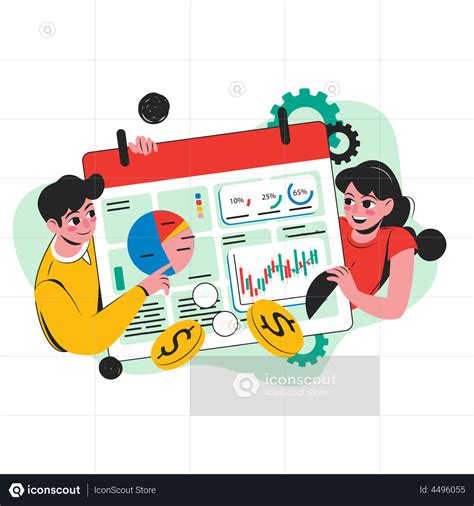 Stock Market Analysis Animation By Iconscout Store Lottiefiles