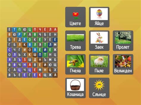 Съществителни имена 3 клас Wordsearch