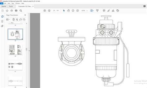 Caterpillar 322 Electrical System Schematic Manual Pdf Download