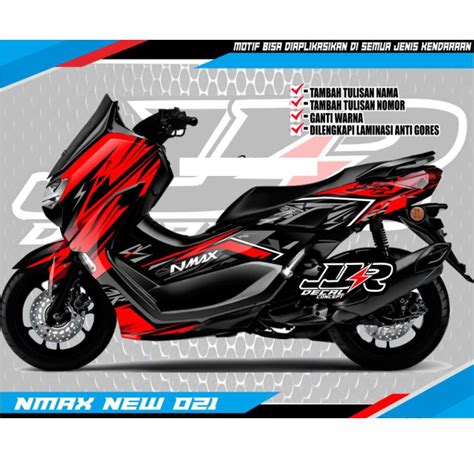Jual Stiker Decal Yamaha Nmax 2020 2024 Motor Nmax Full Body Shopee