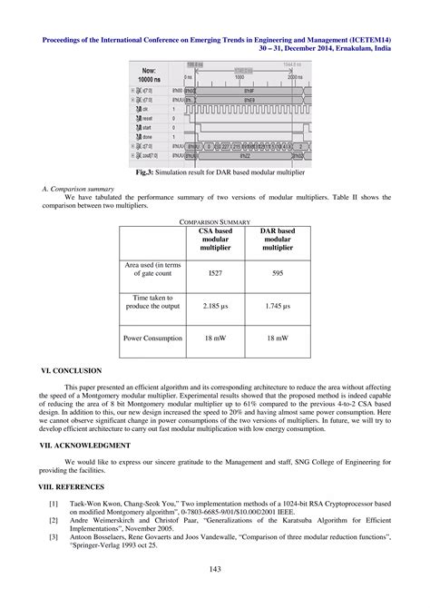 Modified Montgomery Modular Multiplier For Cryptosystems Pdf