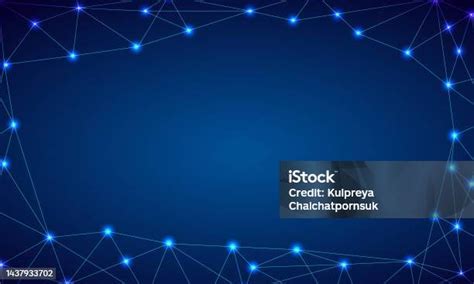 Network Technology Background Future Technological Processes Represent Data Points Network