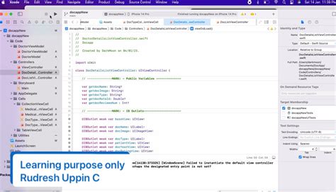 Rudresh Uppin C On Linkedin Docapp Part 1 Swift Tableview And