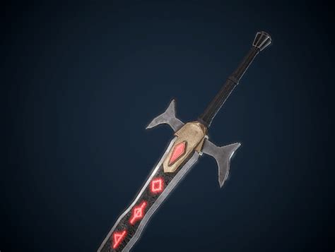 Fantasy Rune Sword Pbr 3d Weapons Unity Asset Store