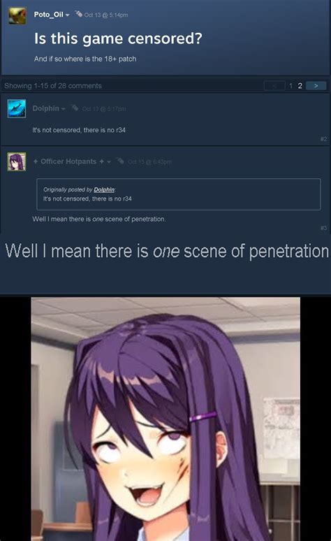 Is This Game Censored Doki Doki Literature Club Know Your Meme