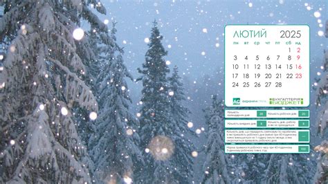 Шпалери для робочого столу бухгалтера на лютий