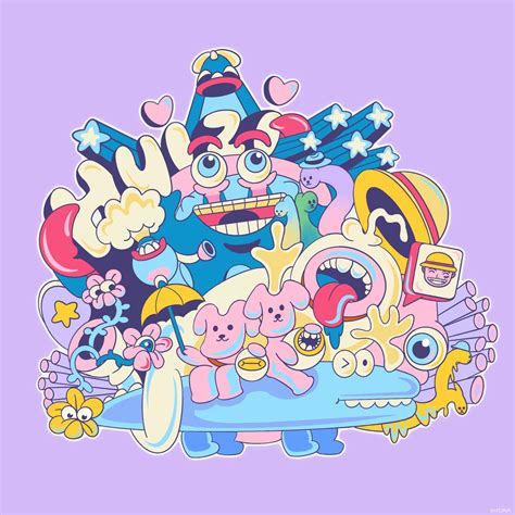 临摹风格插画设计作品 设计人才灵活用工 设计dna