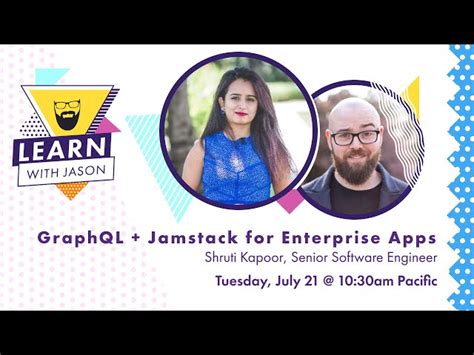 free video graphql jamstack for enterprise apps with shruti kapoor
