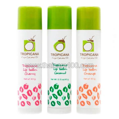 Кокосовый бальзам для губ Tropicana Virgin Coconut Oil Lip Balm купить ...