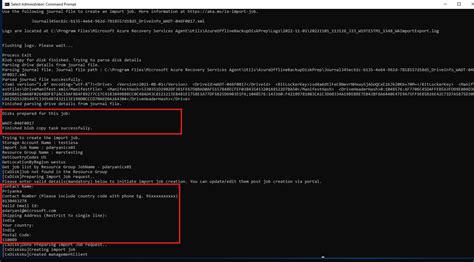 azure import export에서 고객 소유 디스크를 사용하는 mars에 대한 오프라인 시드 워크플로 azure