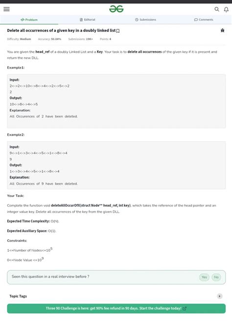 Animesh Tripathi On Linkedin Summerquest Codingchallenge Linkedlists Summerquest Day30