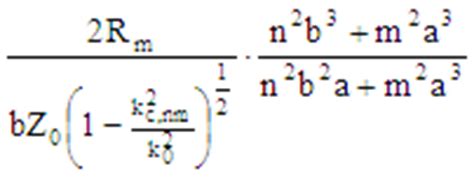 Properties Of Rectangular Waveguide Modes Formulas RF Cafe