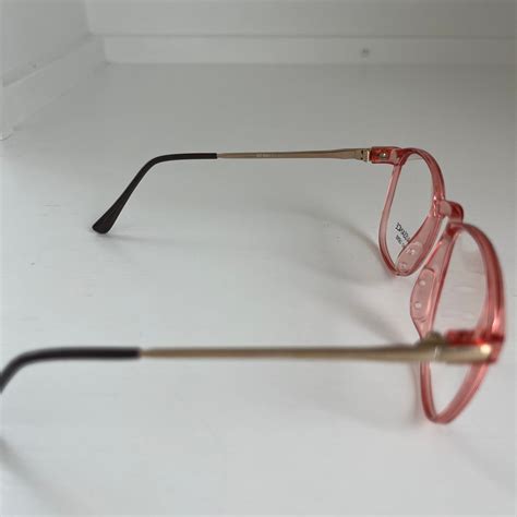 Pink Vintage Retro Eyeglass Frames 1980s Oversize Round Renaissance Eyewear Varsity Rose Demo