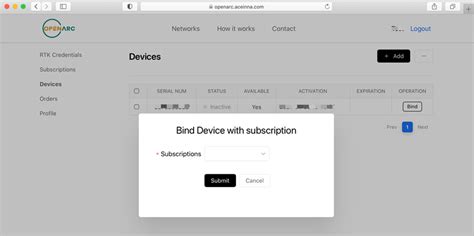 OpenARC GNSS Correction Service Aceinna OpenRTK Developer Manual Documentation