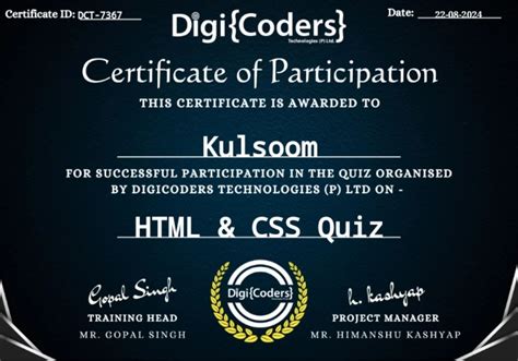 Kulsoom Zaidi On Linkedin Html Css Skillbuilding