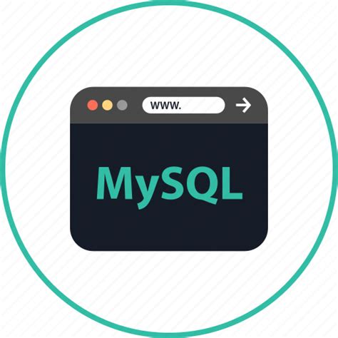 browser coding development mysql online web icon download