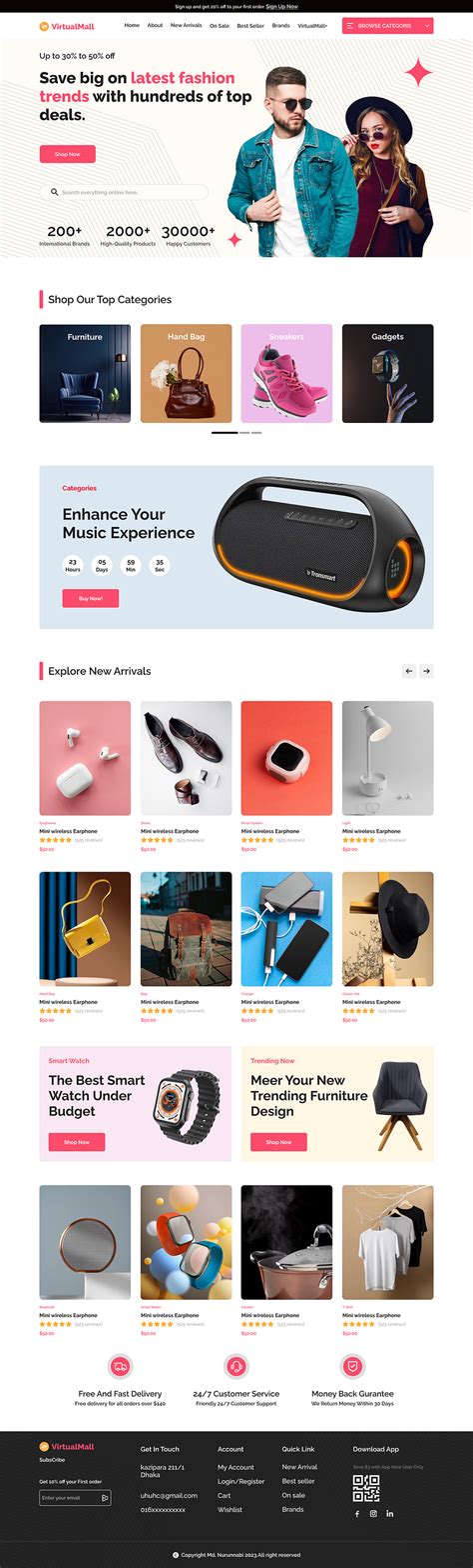 E Commerce Website Ui Ux Ecommerce Platform Ui By Md Nurunnabi On
