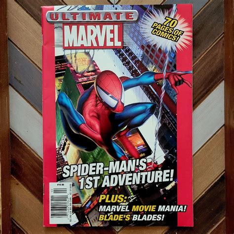 Ultimate Marvel Magazine 1 Fn Marvel 2001 70 Pages Spider Man Blade And More Comic Books