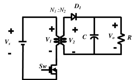 Circuit Diagram Flyback Converter Circuit Diagram