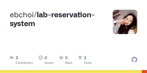 Github Ebchoilab Reservation System