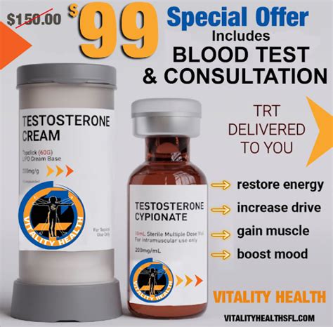 Testosterone Optimization Program Offer Vitality Healthy Of Sfl