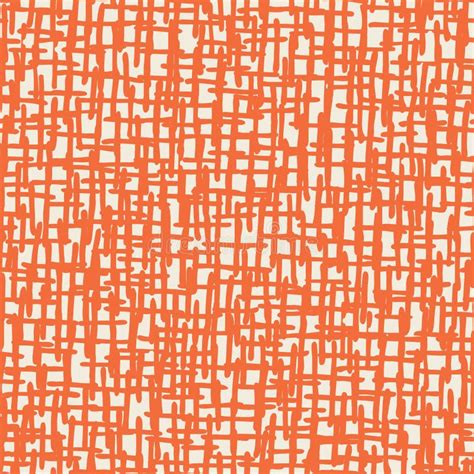 Abstract Monochrome Hand Drawn Textile Weave Texture Cross Hatch Vector