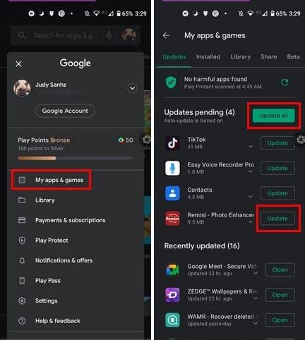 How To Update Android Apps Manually And Automatically Technipages