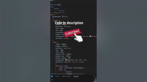 Shorts Waves Html Css Youtube