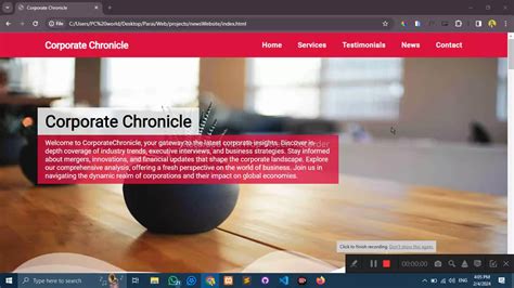 Sana Ullah On Linkedin Corporatechronicleweb Webdevelopment Template Newsagency