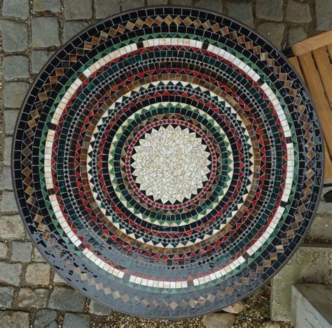 Glasmosaiktisch In 2025 Mosaiktisch Mosaik Tisch