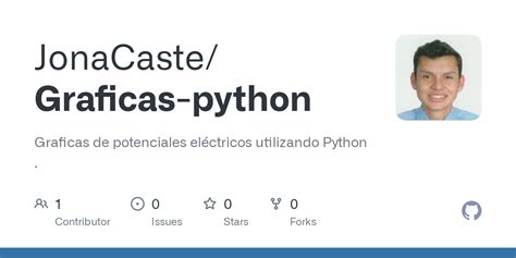 Github Jonacaste Graficas Python Graficas De Potenciales El Ctricos Utilizando Python