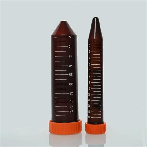 China Amber Conical Centrifuge Tube Suppliers Manufacturers Factory