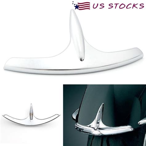 Chrome Front Fender Fairing Tip Trim Decoration Fit For Honda Goldwing