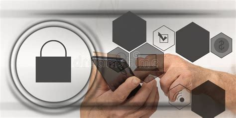 Cybersecurity And Privacy And Protect Data Concept Shield Icon And